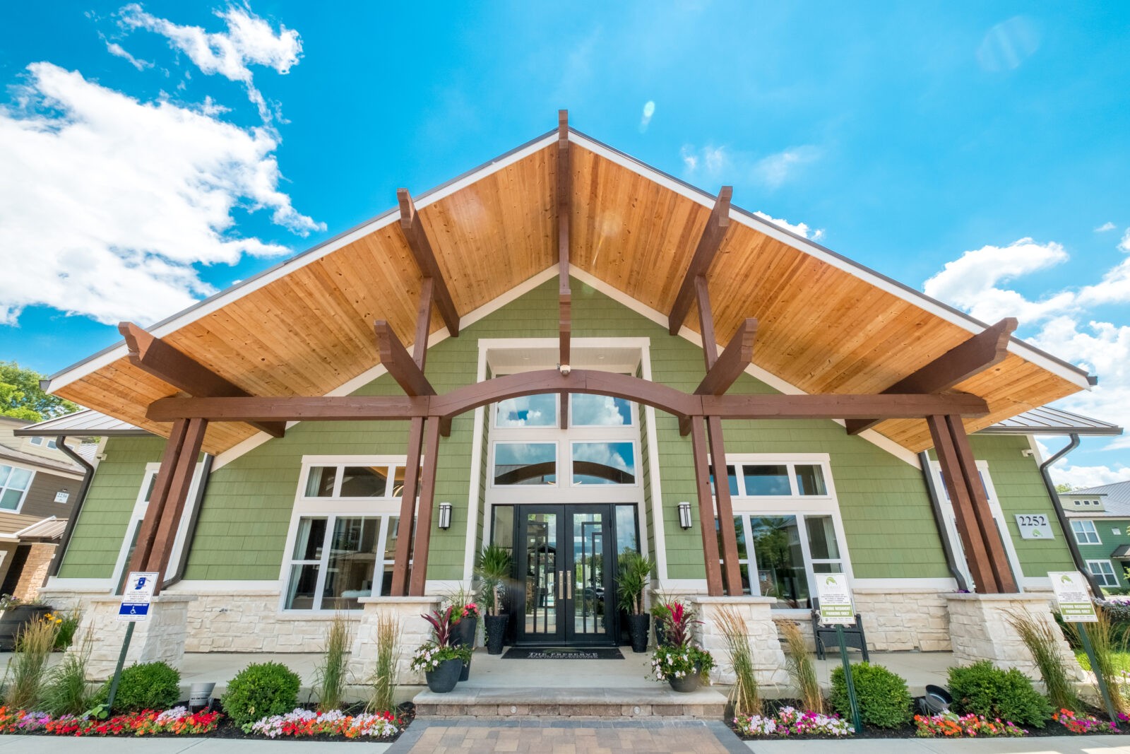 Clubhouse Exterior - Green Home Builder